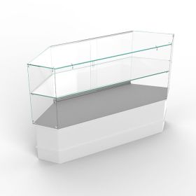 Corner Display Cabinets - Retail Showcase Corner Units - Subastral