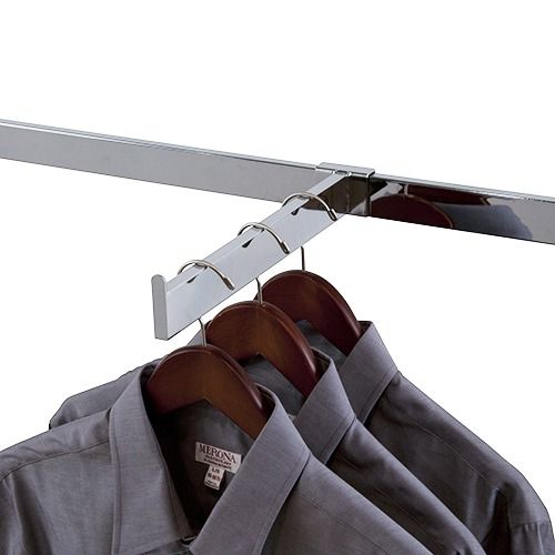 12" Saddle Mount Faceout Hang Rail For Perimeter Hardware Subastral