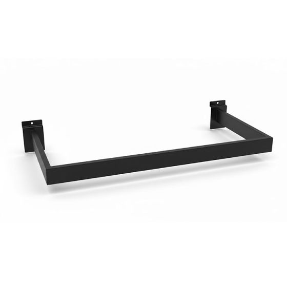 Slatwall U-Shaped Clothing Rail | Heavy-Duty Steel Hangrail Subastral