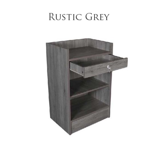 Cash Register Stand – With Drawer & Height-Adjustable Shelf Subastral