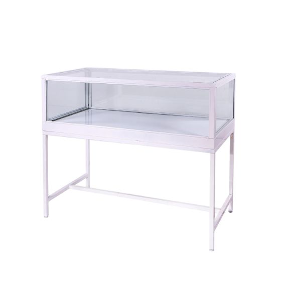 Glass Showcase Display with Sliding Deck Subastral