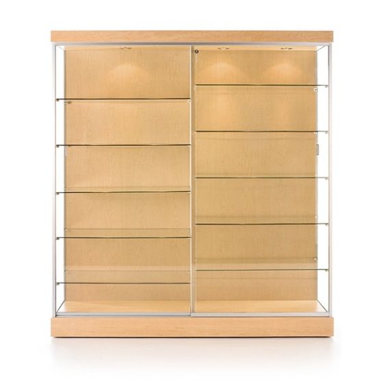Large Trophy Display Case – Locking Doors and Partitioned Interior ...