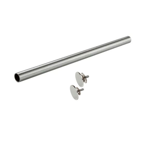 1" Round Chrome Hang-Rail | Heavy-Duty Retail Clothing Rail - 4', 5', 6 ...