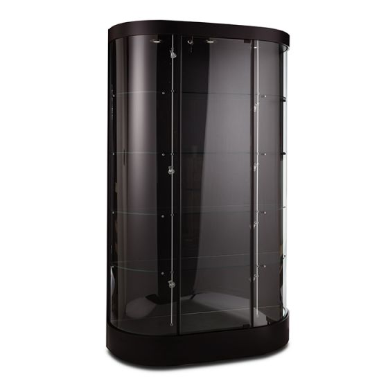 Wall Showcase with Curved Front – for Retail, Gallery or Museums ...