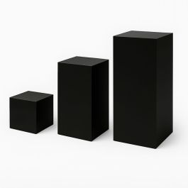 Black Display Pedestal Set | 3 Sizes Subastral
