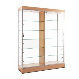 Large Trophy Display Case with Glass Shelves & Lights Subastral