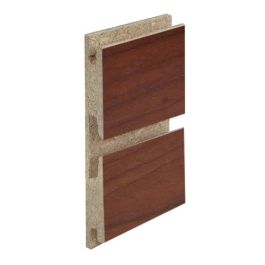 Cherry Laminate Slatwall Panel With 2 Half Groove Edges Subastral
