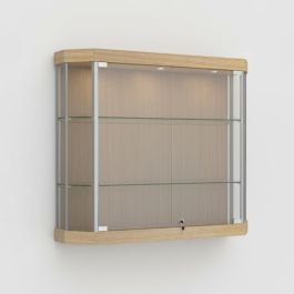 Bay Front Wall Mounted Display Case | LED Lights & Lock - Subastral Inc ...